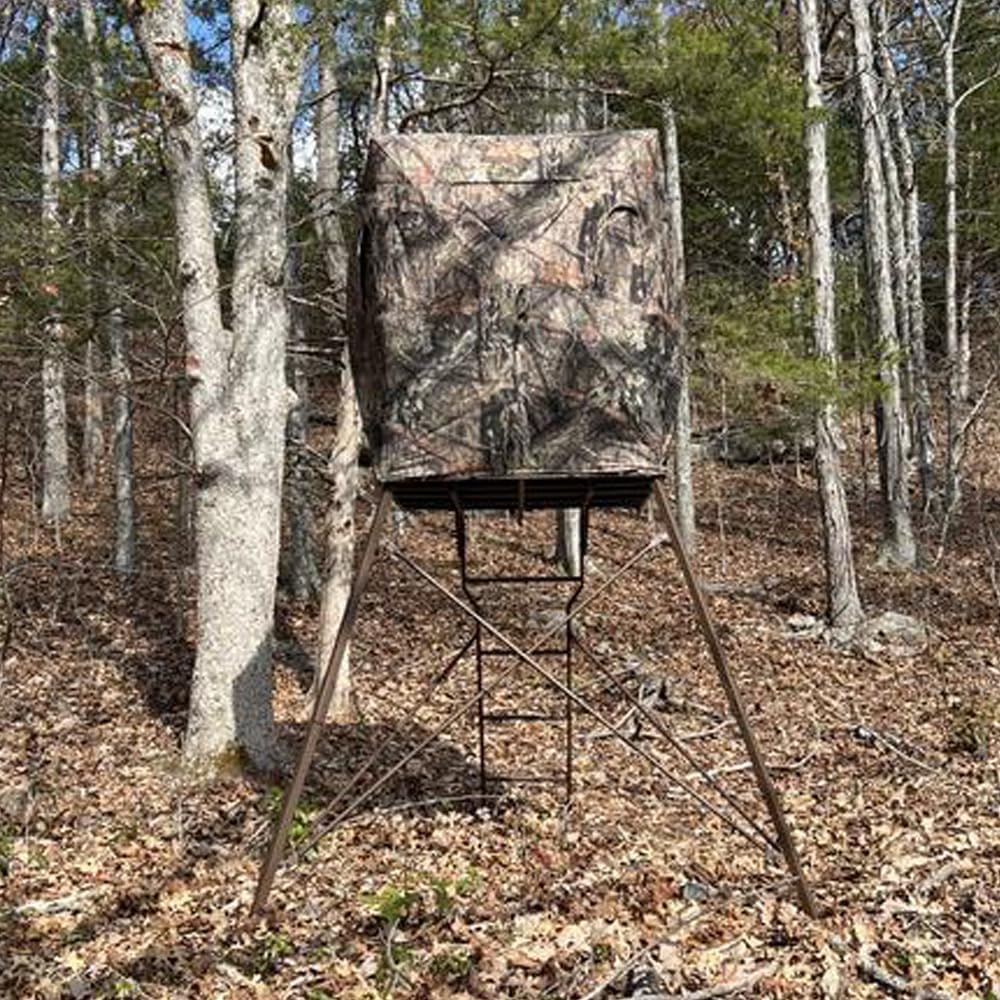 VENATIC 6' Tripod Hunting Tower Blind, 2 Person Hunting Stand with 4 ...